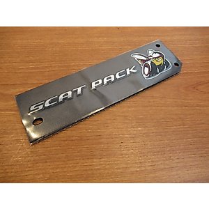 2020-2021 Dodge Challenger Rear Spoiler Scat Pack Nameplate New Mopar OEM