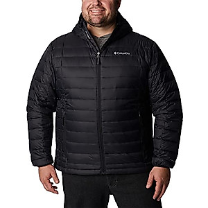Columbia Mens, Voodoo Falls 590 TurboDown Hooded Jacket, Black, Large
