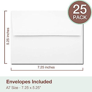 Set of 25 Baby Shower Invitations for Boy or Girl with Envelopes, Diaper Raffle Tickets and Baby Shower Book Request Cards - Gender Neutral Woodland Animals