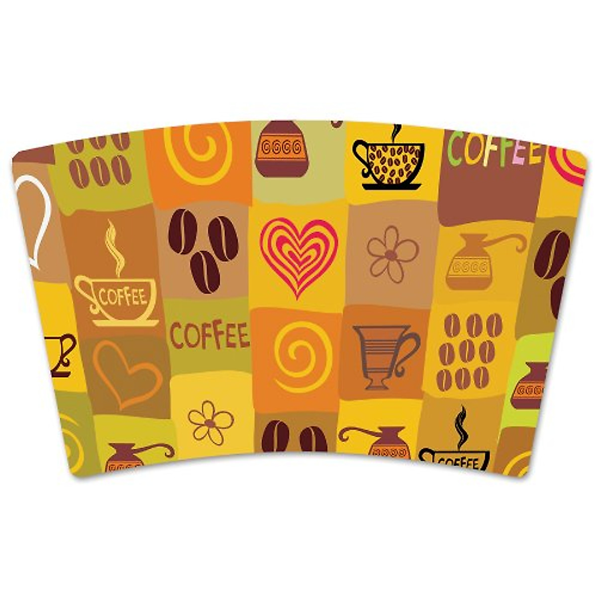 Mugzie "I Love Coffee" Stainless Steel Travel Mug with Insulated Wetsuit Cover, 20 oz, Black