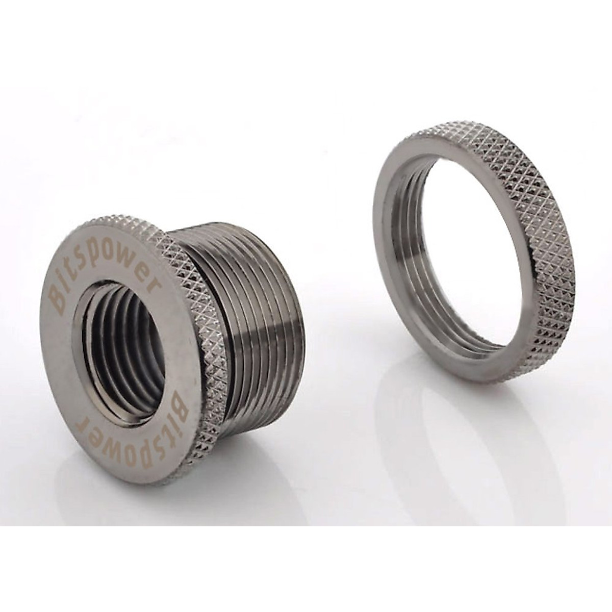 Bitspower G1/4" CaseTop Water-Fill Set, Black Sparkle