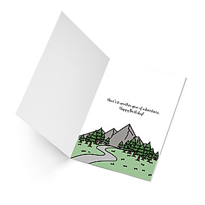 Sole Inspired Happy Birthday Hiker | Adventurer Birthday Card | Hiking and Camping Outdoors Card
