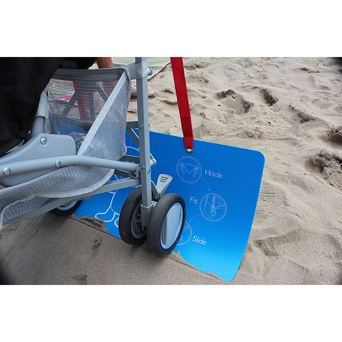 SandSliders - Aid to Ease Movement of Stroller over Sand
