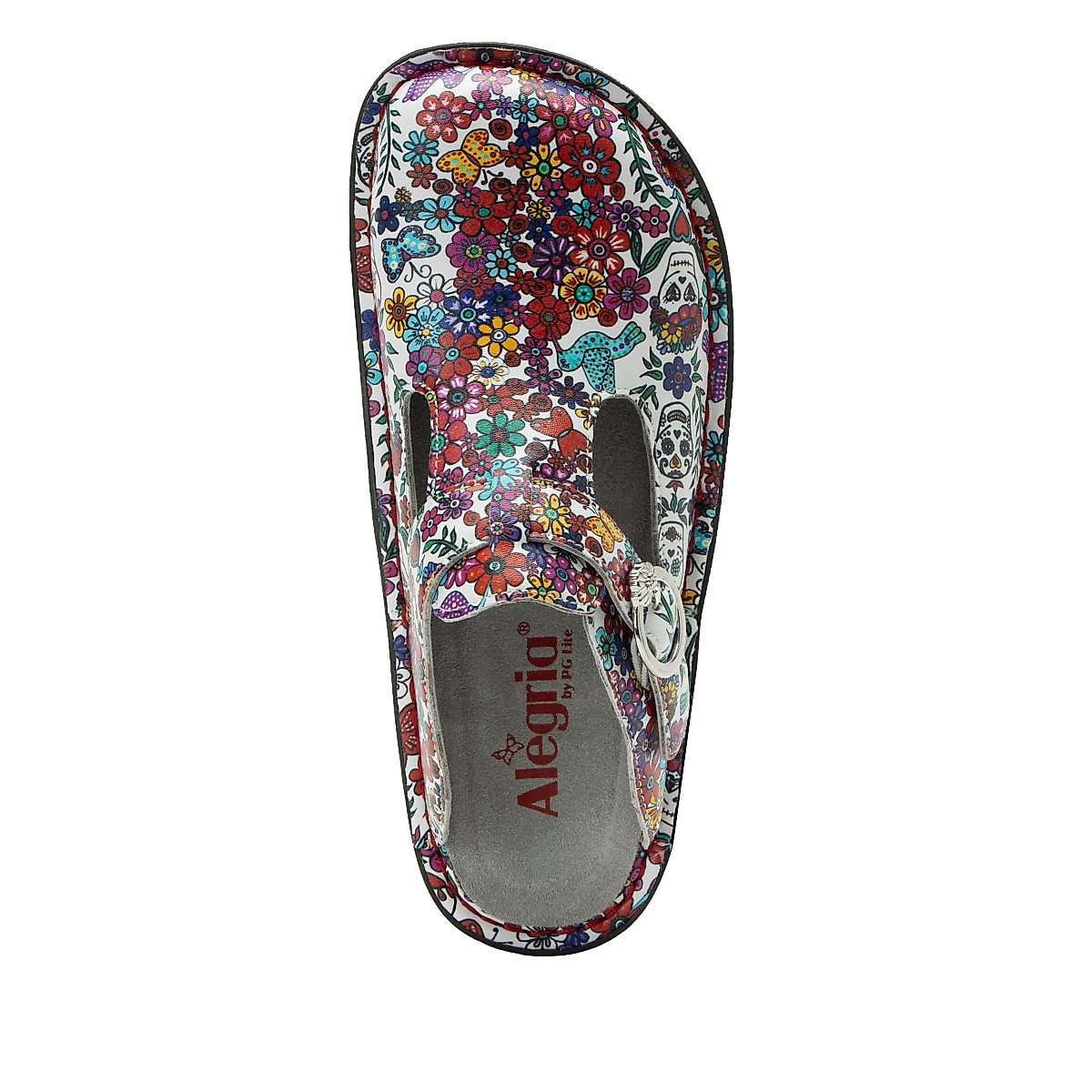 Alegria Women's Classic Ofrenda White Leather Clog 8-8.5 Medium Width US