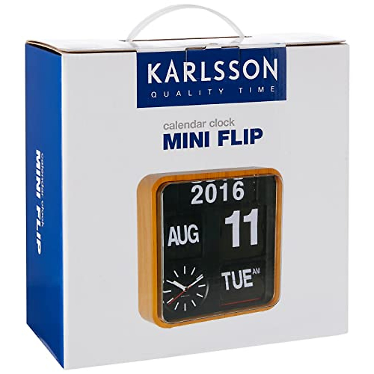 Karlsson, Wall Clock, Orange, 24.5x24,5x10cm