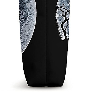 Dragon Halloween Costume Moon Silhouette Creepy Tote Bag