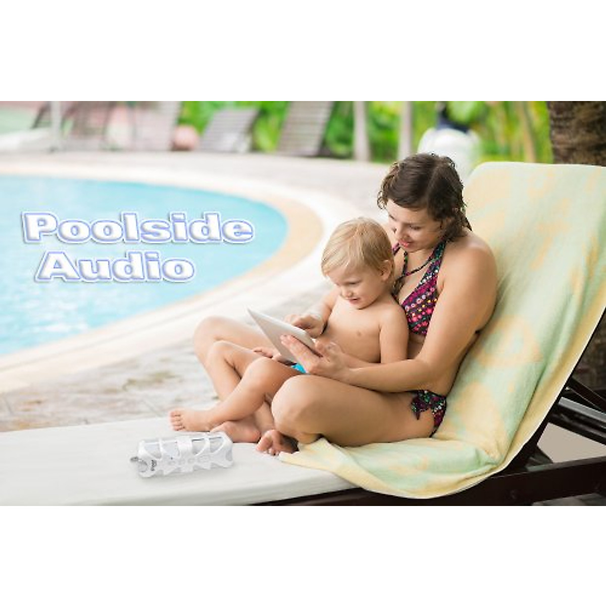 Pyle Upgraded Splash SoundBox Waterproof Bluetooth Speaker, Portable Wireless Outdoor, Enhanced Bass, USB, 3.5mm AUX, IPX4 Splashproof Speaker, Water Resistant, Beach, Shower - Orange (PWPBTA70OR)