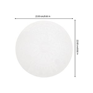 OSALADI 3pcs Pendulum Dashboard Divination Prop Supplies Portable Divination Board Divination Board Decorative Dowsing Divination Board Desktop Decor Acrylic Board Accessories Skeleton