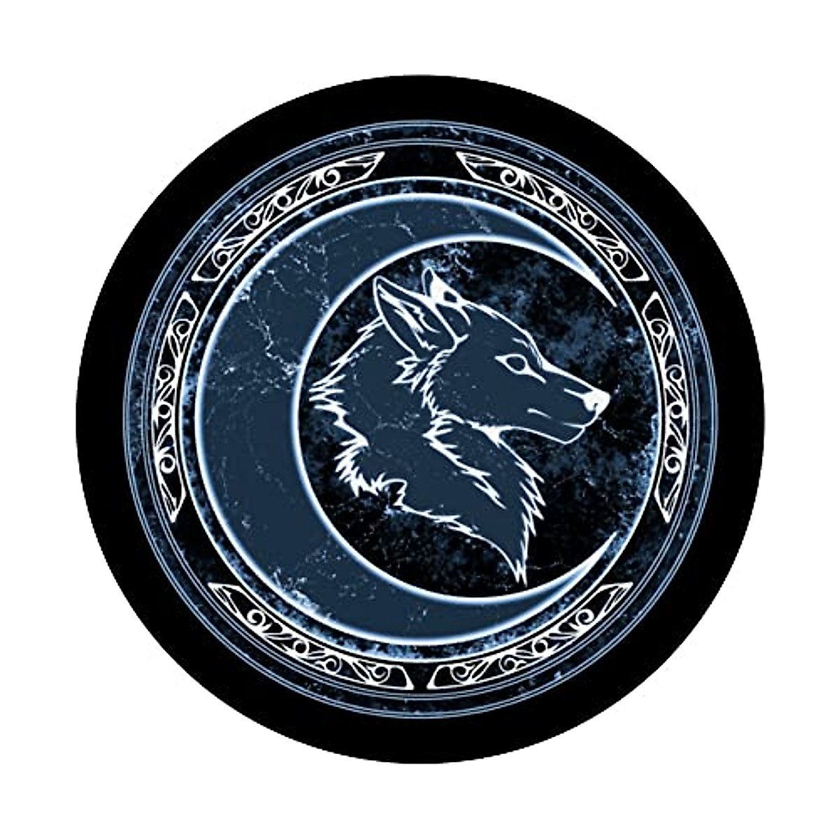 Celtic Wolf and Moon PopSockets Swappable PopGrip