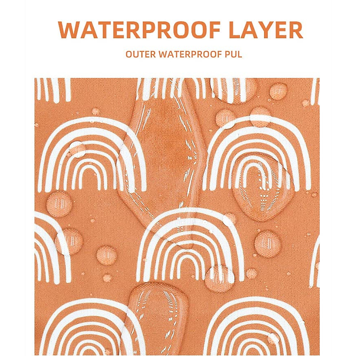 2 Pack Wet Dry Bags for Baby Diapers&Breast Pump Parts, Waterproof Reusable Wet Bag with Two Zipper Pockets, Beach Pool Gym Bag Stroller Yoga Toiletries Daycare Organizer, 11.8 inch x 15.7inch(Brown)