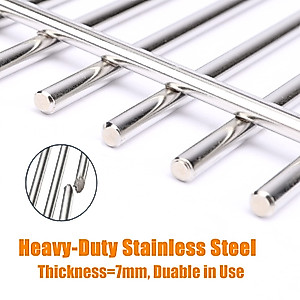 Hisencn Grill Replacement Parts for Charbroil Performance 475 4 Burner 463347017 463377319 463376017 463335517 463342119 463347418 G470-5200-W1 Burner G470-0004-W1A Heat Plates and Cooking Grates