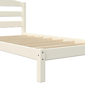 Dorel Living DA7428-W Braylon Bed, Twin, White