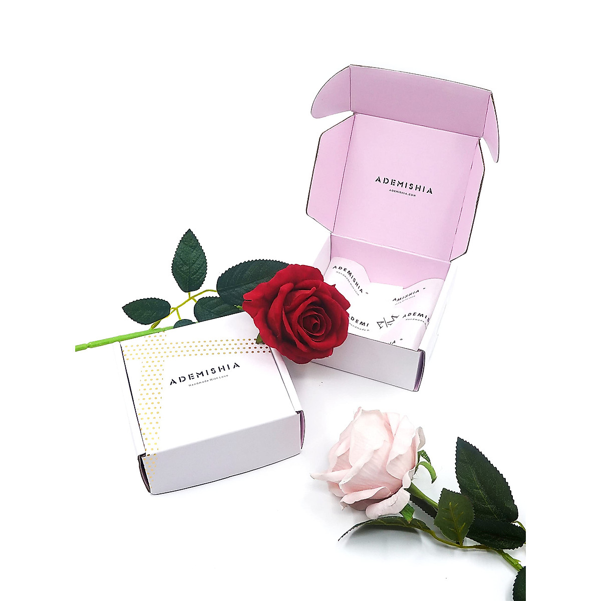 ADEMISHIA Handmade Punk Gold O-Ring Leather Choker Necklaces With Buckle Fastening Adjustable Collar For Womens