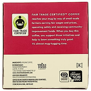 365 by Whole Foods Market, Coffee La Bailarina Spanish Roast Pods Organic 12 Count, 4.6 Ounce