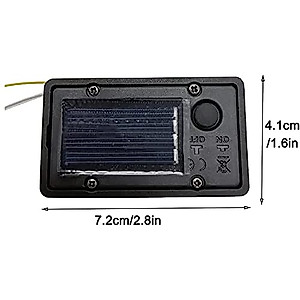 NF 2pcs Replacement Battery Storage Boxes for Outdoor Garden Lawn Square Solar LED Light with Waterproof OnOff Switch Home Solar Lamp Hanging Lantern Led Accessories