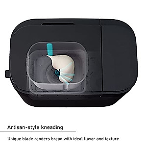 Panasonic Bread Machine, Automatic Bread Maker with 20 Presets and Advanced Temperature Sensor for Bread, Cake, and Pizza, Gluten Free Baking, Raisin Nut Dispenser - SD-R2550