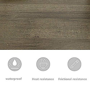 SogesHome 39.37 inches Computer Desk Laptop Table Home Office Workstation Gaming Desk Writing Table with Side Storage Box, Earphone Rack, Teak