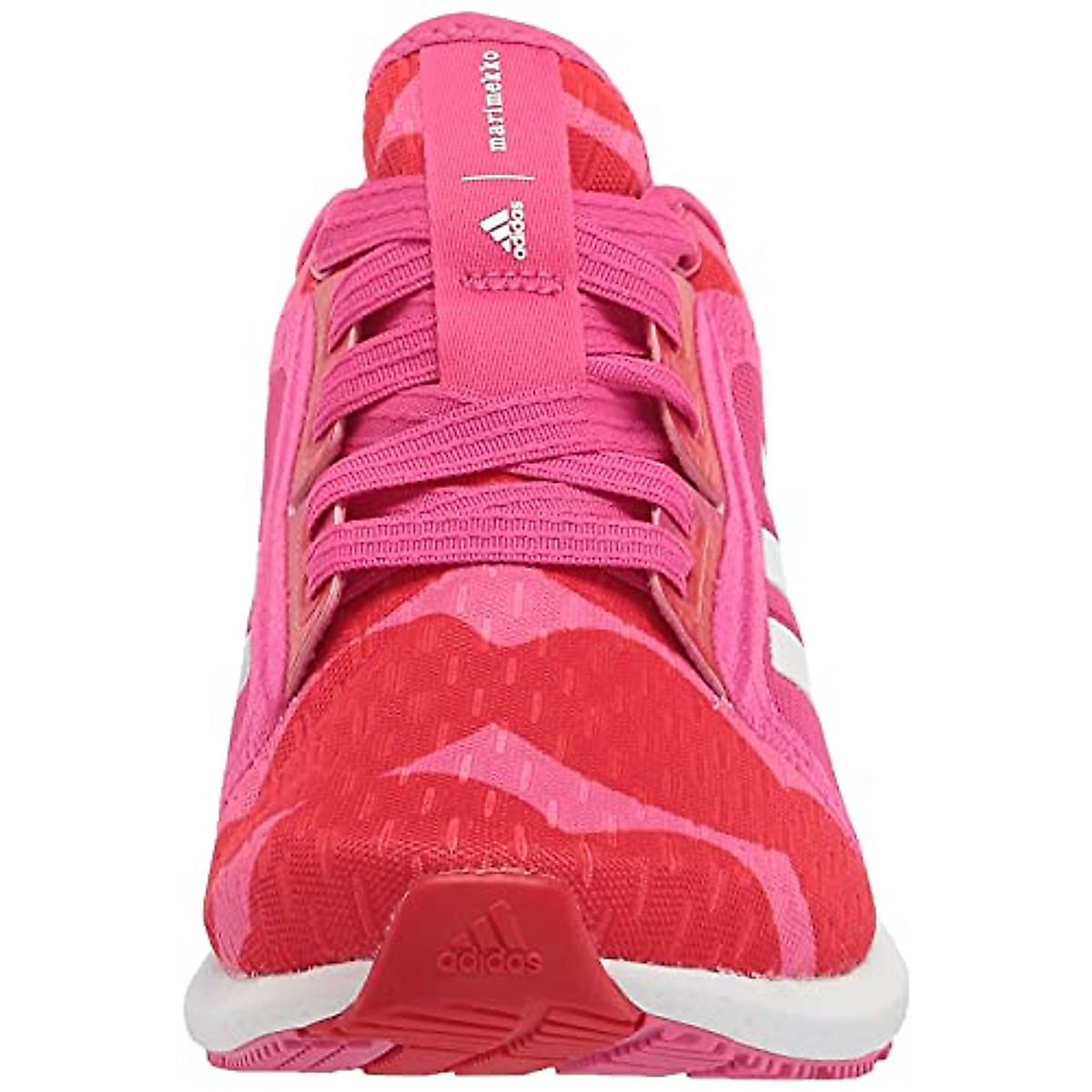 adidas Women's Edge Lux 4 x Marimekko Running Shoe, Team Real Magenta/White/Vivid Red, 6