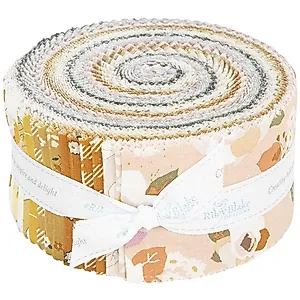 Minki Kim Forgotten Memories Rolie Polie 40 2.5-inch Strips Jelly Roll Riley Blake RP-12750-40