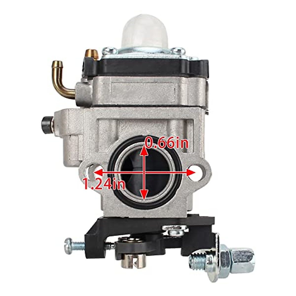 Carbhub 967086901 Carburetor for Poulan Pro PR46BT PR48BT BP400 PR2322 BP402 967086901 150032738 530058436 Eskimo Mako M43 M43Q8 Viper 43cc Engine Southland SCV43 SEA43 Earth Auger Carb 62100-81010