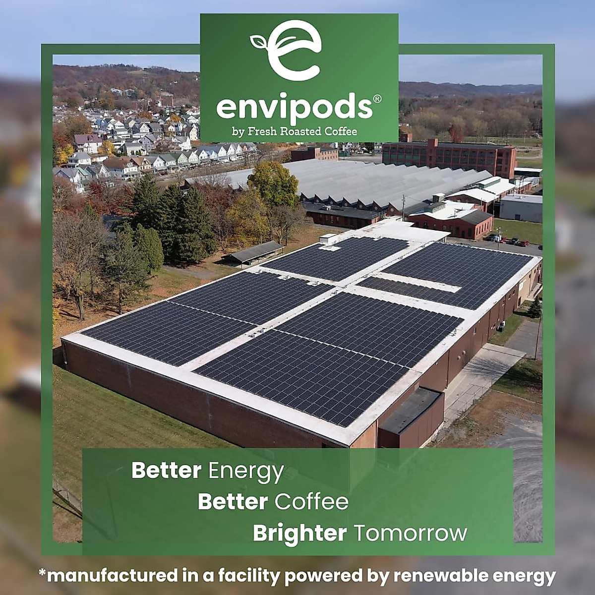 Fresh Roasted Coffee, Irish Cream Compostable envipods, Medium Roast, Kosher, 12 Count, for Keurig K Cup Brewers | Not for use in Ninja or Hamilton Beach Brewers