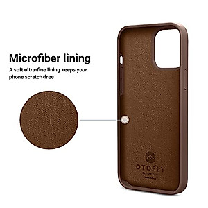 OTOFLY Designed for iPhone 13 Pro Max Case, Silicone Shockproof Slim Thin Phone Case for iPhone 13 Pro Max 6.7 inch (Chocolate)