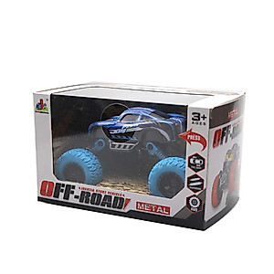 Chilartalent Pull Back Cars for Kids -Toy Trucks for Boys Alloy Toy Car Educational Toy Monster Trucks Inertia Car Toy for Boys Girls Toddler Gifts (Blue)