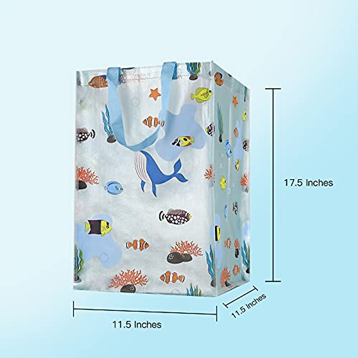 Lily queen Recycle Organizer Bin Bags for Kitchen Home Trash Cans Sorting Bins Waterproof 10 Gallons Set of 2