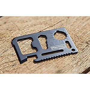 The Original Credit Card Survival Tool - 11 Essential Tools in 1 - Utility Key Multitool