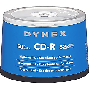 Dynex 50-Pack 52x CD-R Disc Spindle