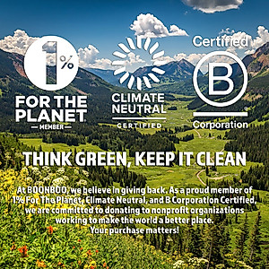 BOONBOO Bamboo Dental Floss Picks, 20 Counts