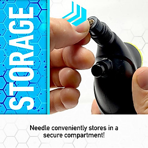 Franklin Sports Ball Pump + Pressure Gauge with Needle - Perfect Pump Hand Pump for Sports Balls - Air Inflation Pump for Soccer, Basketballs + More, Black