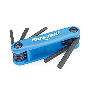 Park Tool AWS-9.2 Fold-Up Hex Wrench and Screwdriver Set Tool,Blue