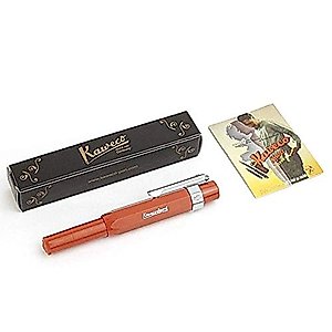 Kaweco Sport Skyline Fountain Pen Fox, Fine Nib with Kaweco Sport Octagonal Clip Chrome