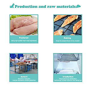 Pawant Chicken Jerky for Dogs Treats Training Snacks Dog Chew Treats Rawhide Free for Small and Large Dog 2lb/908g