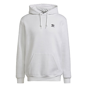 adidas Originals Men's Adicolor Essentials Trefoil Hoodie, White, XX-Large