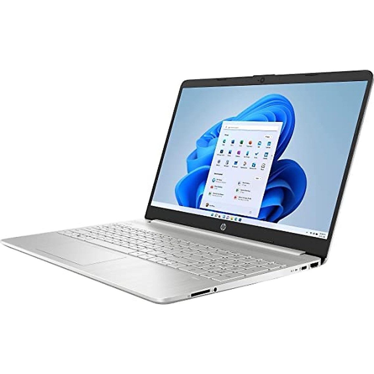 HP Newest Notebook, 15.6" HD Screen Laptop, Intel Core i3-1115G4 (up to 4.1 GHz with Intel Turbo Boost), 12GB DDR4 RAM, 256GB SSD, Webcam, HDMI, Wi-Fi, Windows 11 Home, Natural Silver.W/ELMTech