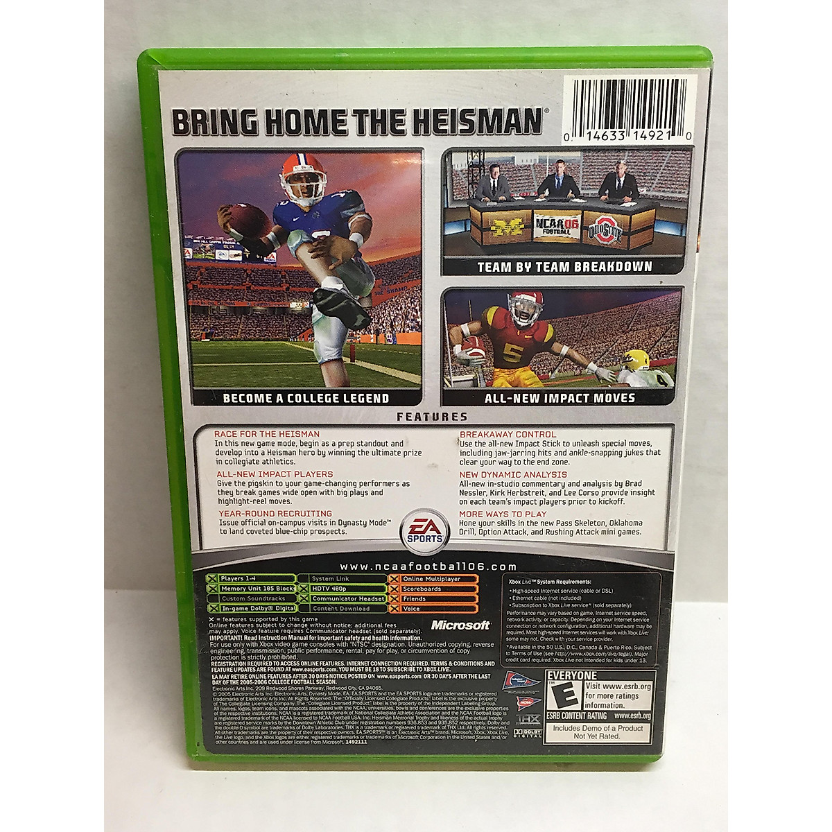NCAA Football 2006 - Xbox