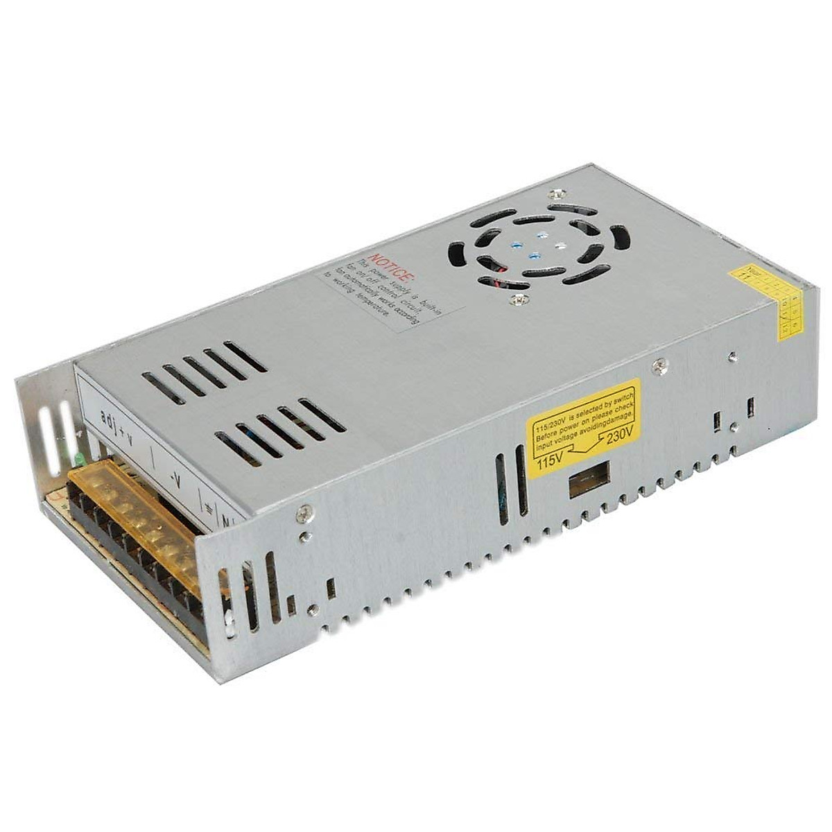 MENZO 12v 30a Dc Universal Regulated Switching Power Supply 360w for CCTV, Radio, Computer Project