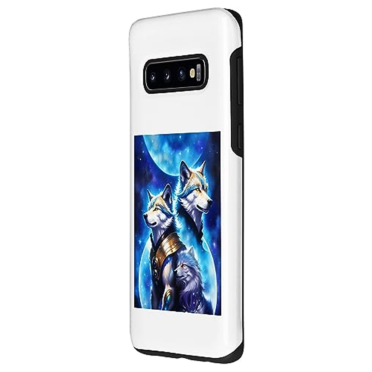 Galaxy S10 Cosmic Wolves, Sci Fi Wolf, Space, animals Case