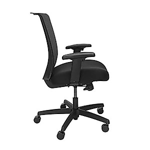 HON Convergence Mesh Back Task Chair with Height-Adjustable Arms, in Black