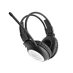 Portable Personal FM Radio Headphones Ear Muffs with Best Reception, Wireless Headset with Radio Built in for Walking, Jogging, Daily Works Powered by 2 AA Batteries (Not Included)