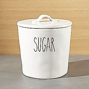 Vinyl Sticker Decal for Dishware Variety of Words to Choose from (Sugar)