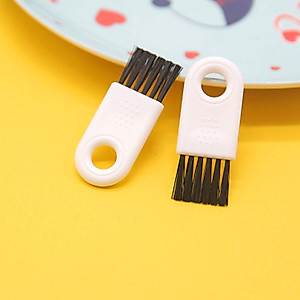 WAXKRI Black Scrapers Brushes and Spoons Kit for Herb Grinder 8 Pcs Scrapers 6 Pcs 3 Types of Brushes 2 Pcs Spoons and A Storage Box