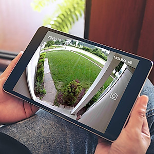 Teetsie Floodlight Camera Hardwired Motion Sensor Outdoor Light with 1080P WiFi Home Security Cam Alexa IP65 Waterproof 2500 lm Night Vision App for Phone 2-Way Audio Siren Alarm MicroSD/Cloud Storage