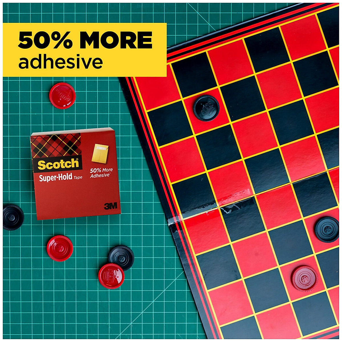 Scotch Super-Hold Tape, 6 Rolls, 50% More Adhesive, Trusted Favorite, 3/4 x 800 Inches, Boxed (700S6)