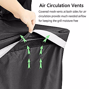 Hisencn DB Grill Cover for Green Mountain GMG Daniel Boone Prime WiFi Smart Control Grills, Full Length Pellet Grill Covers, Heavy Duty Waterproof Fade-Resistant