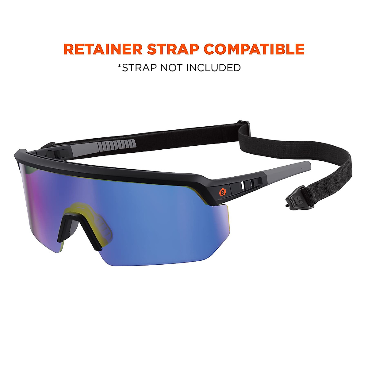 Ergodyne Skullerz AEGIR Safety Sunglasses, Mirrored Lens, ANSI z87.1