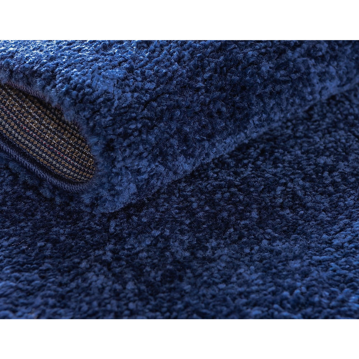 Unique Loom Solo Collection Area Rug - Calabasas (7' 1" x 10' Rectangle, Navy Blue)