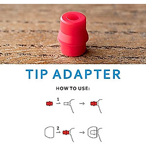 Final Audio Black+Black/Red Silicone Type E Eartips kit with Case and Nozzle Adapter Compatible with 1More, AKG, Audio-Technica, Beats by Dre, Campfire Audio, Empire Ears, Shure, Sony, Westone (Small)